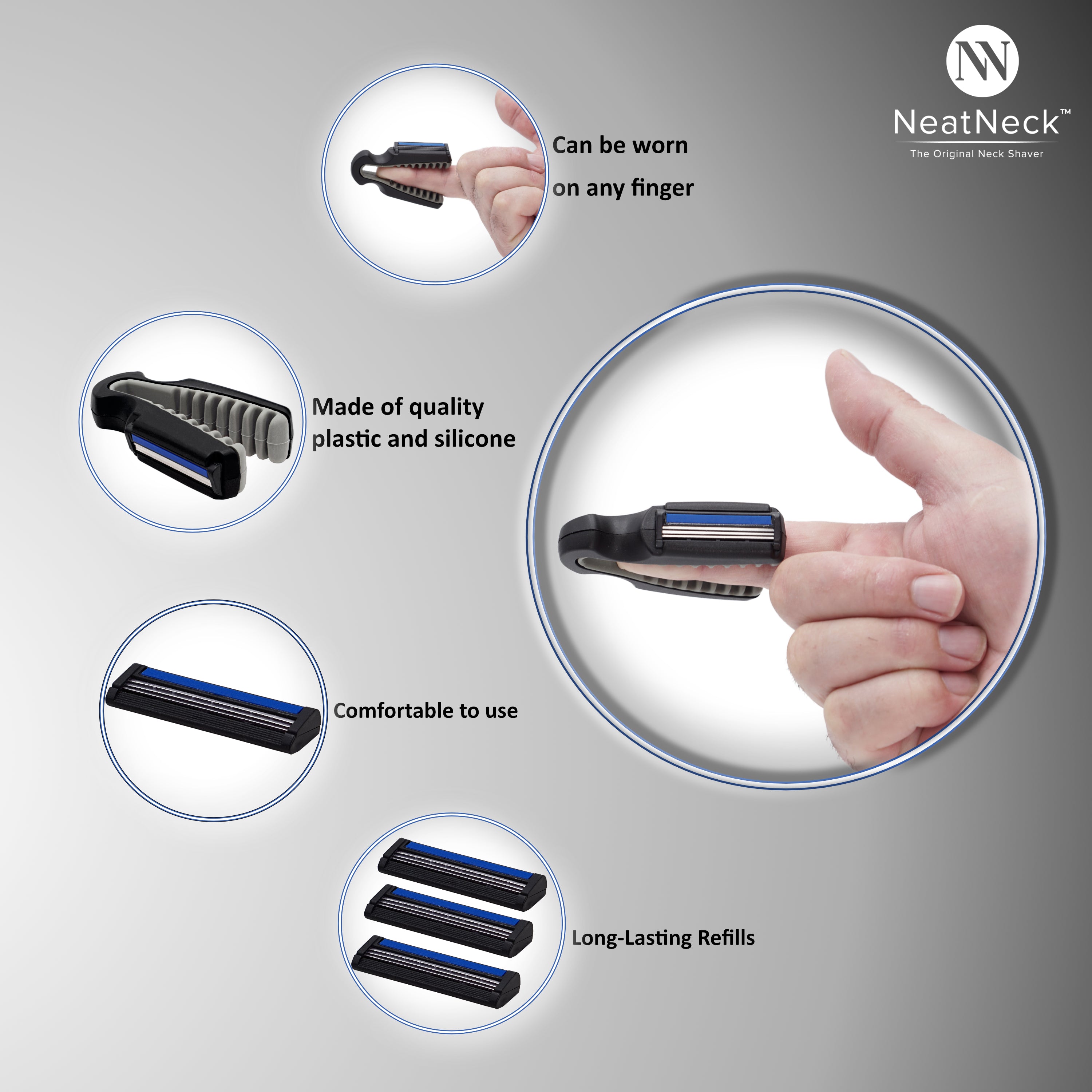 NeatNeck™ | Revolutionary Neck Shaving Solution